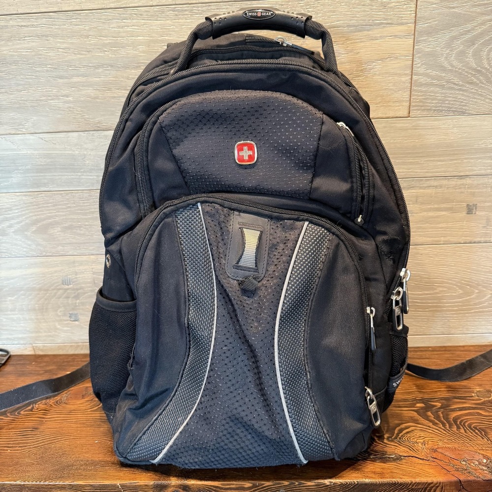 Swissgear Laptop Backpack Black Airflow Padded Travel… - Gem